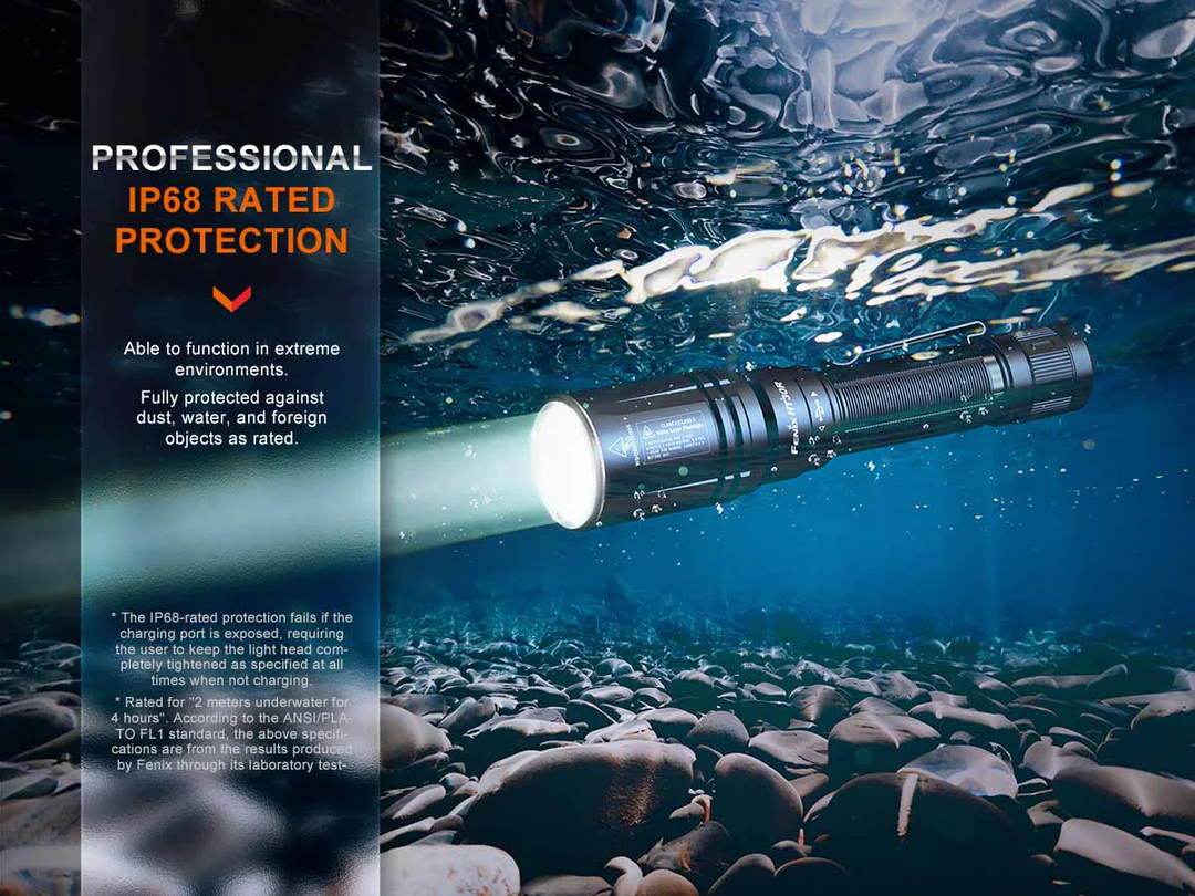 FENIX HT30R WHITE LASER FLASHLIGHT