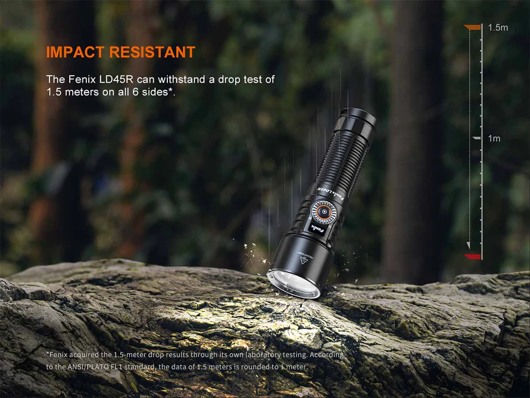 FENIX LD45R ADJUSTABLE BEAM FLASHLIGHT