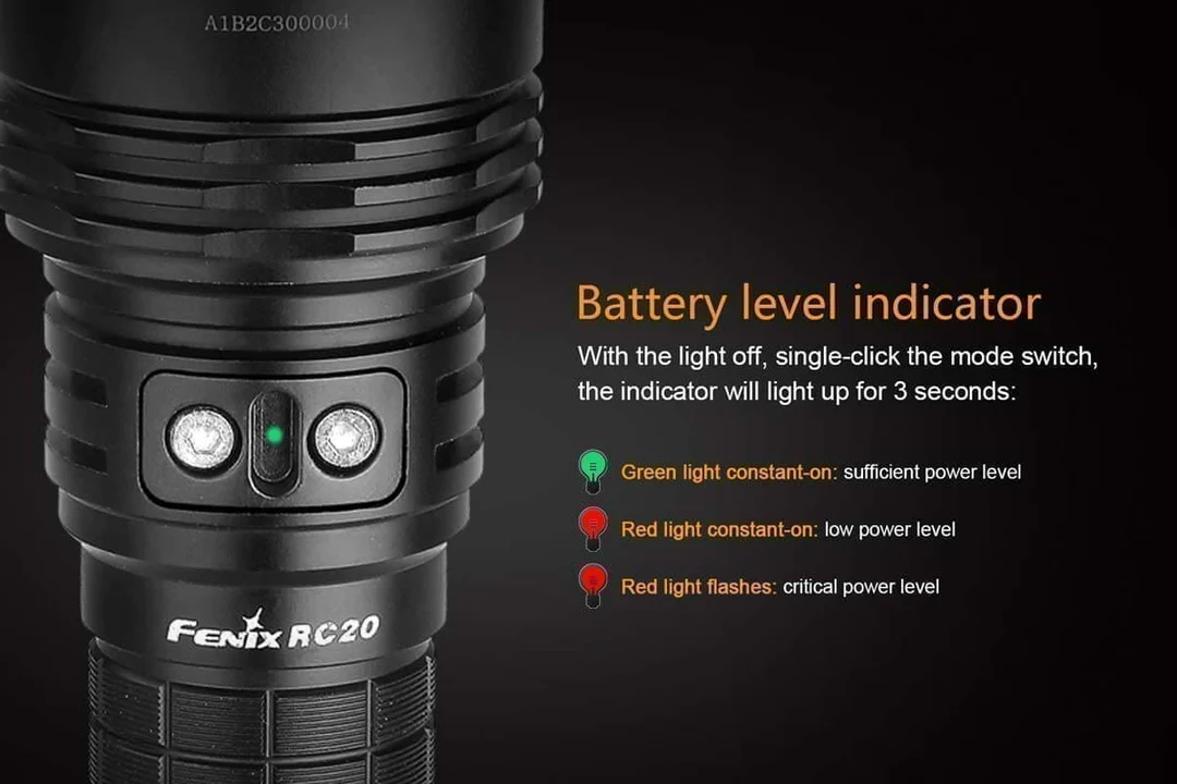 FENIX RC20 RECHARGEABLE CRADLE FLASHLIGHT